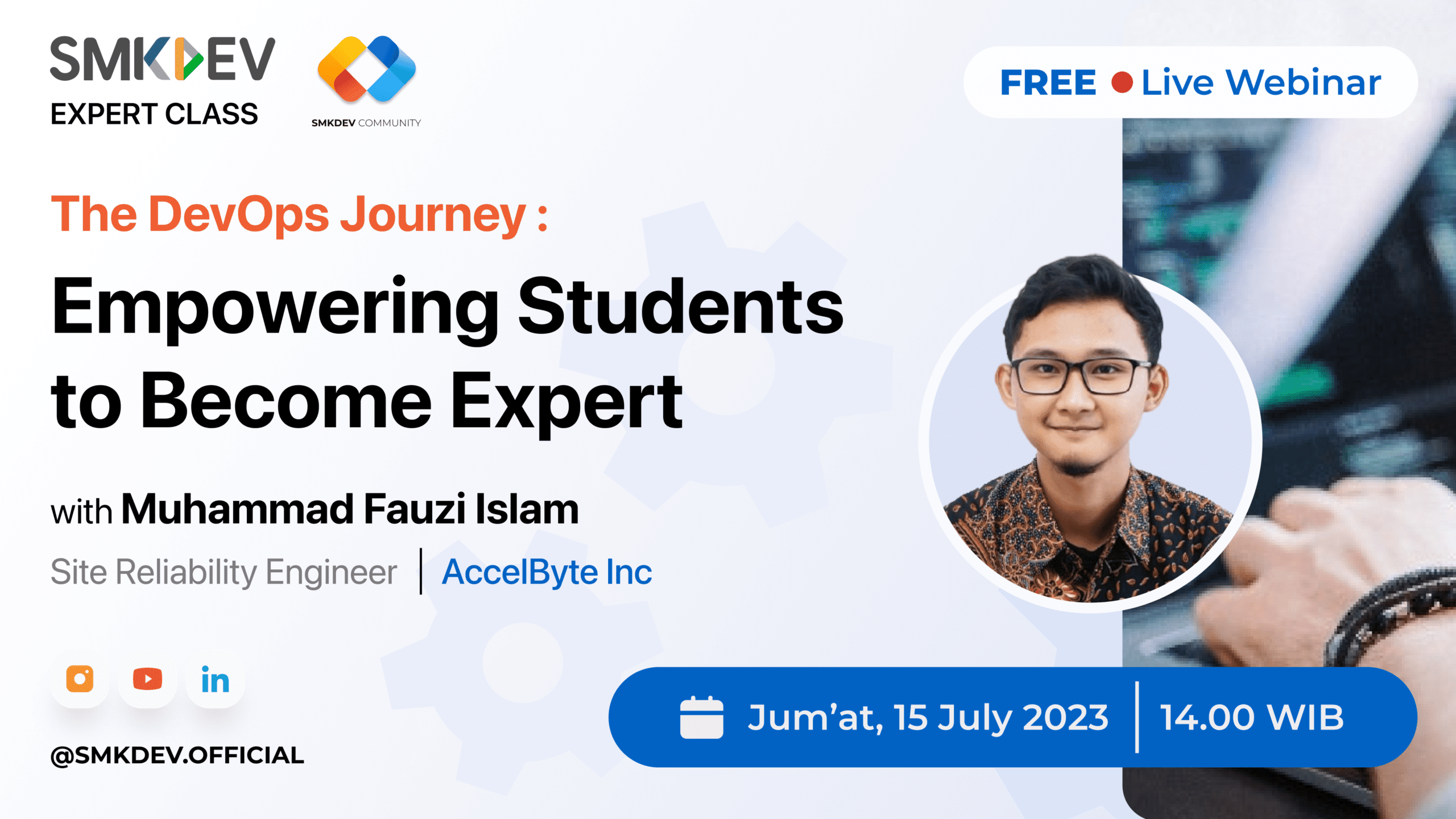 Expert Class: The DevOps Journey: Empowering Students to Become Experts • SMKDEV