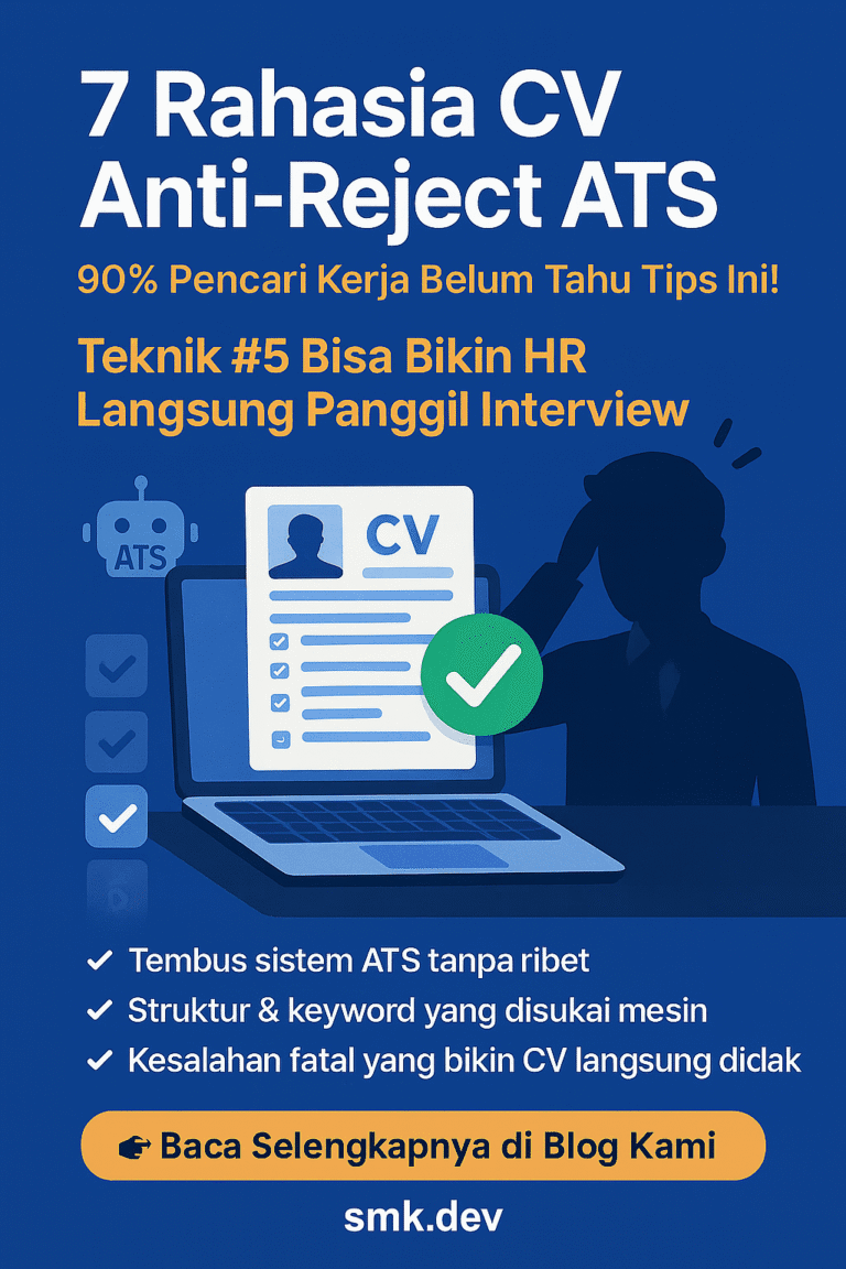 7 Rahasia Membuat CV Anti-Reject ATS Yang Tidak Diketahui 90% Pencari ...