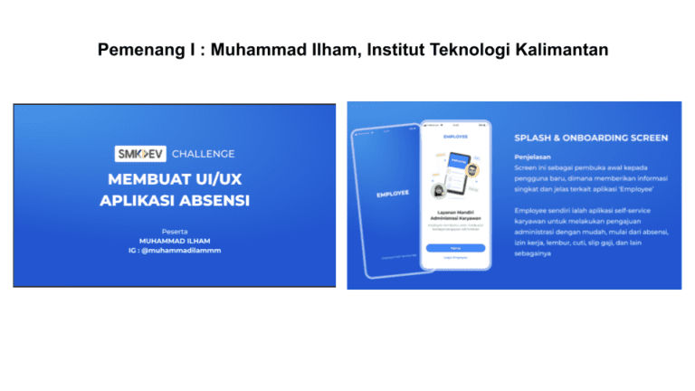 Review Kompetisi Desain UX/UI Aplikasi Absensi — SMKDEV