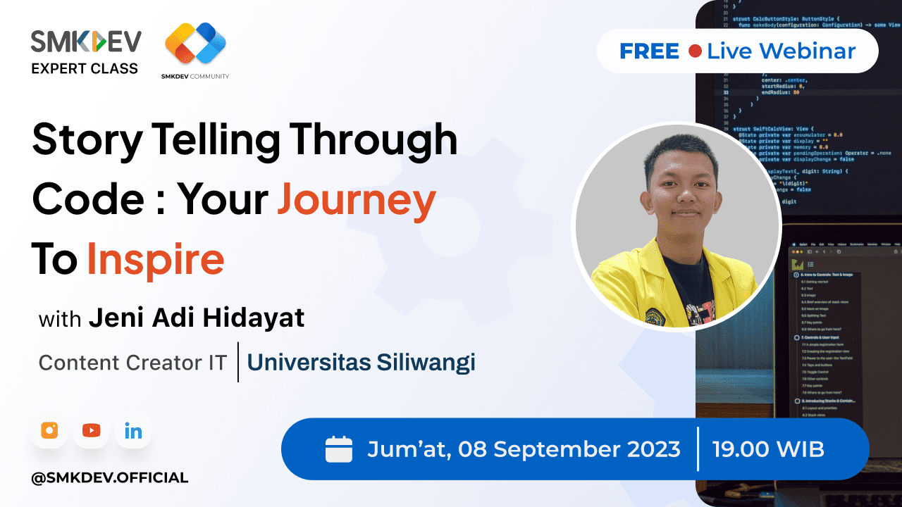 Story Telling Through Code: Your Journey To Inspire — SMKDEV