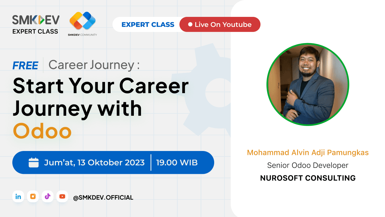 Start Your Career Journey With Odoo — SMKDEV